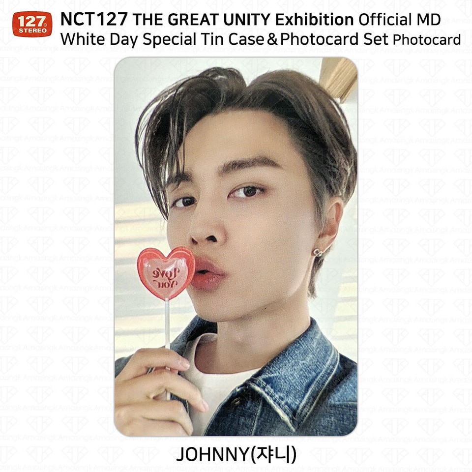 NCT127 The Great Unity Official MD White Day Tin Case Photocard Entry ...