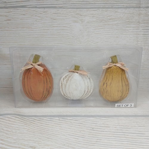 New! Pumpkin Trio Halloween Table Decor Tiered Tray Fall Harvest Fall ...