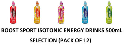 BOOST Sport Isotonic Energy Drinks Different Flavors 500mL Bottles ...