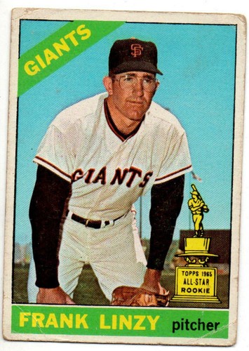 Frank Linzy Baseball Trading Card #78 MLB Topps 1966 SF Giants | eBay