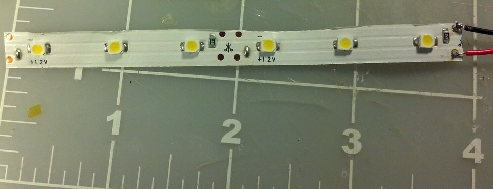 6 LED light strip (lot of 5) Warm white interior lights | eBay