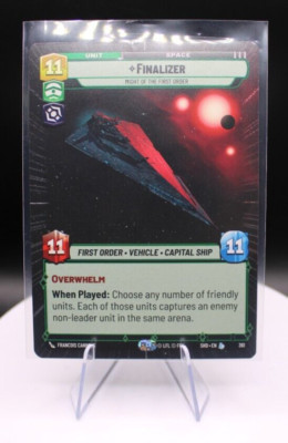 2024 STAR WARS UNLIMITED FINALIZER LEGENDARY CAPITAL SHIP HYPERSPACE ...