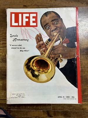 Life Magazines Louis Armstrong April 15, 1966 | eBay