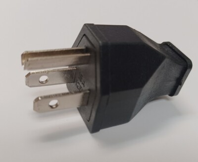 AC Power Plug 15 Amp 2-Pole 3-Wire Male Plug for Power Cord, New, USA ...