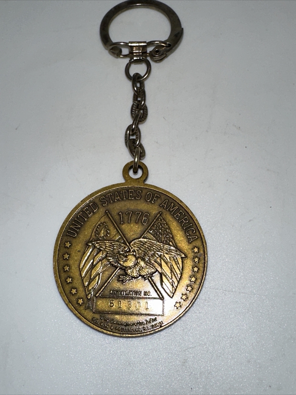 ** 1776 - 1976 DECLARATION OF INDEPENDENCE KEY CHAIN NUMBERED ...