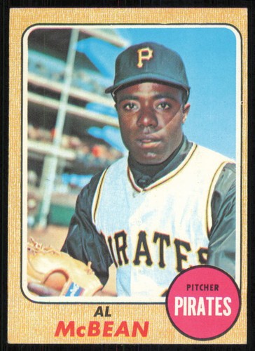 1968 TOPPS AL MCBEAN 514 VG BASEBALL PITTSBURGH PIRATES | eBay