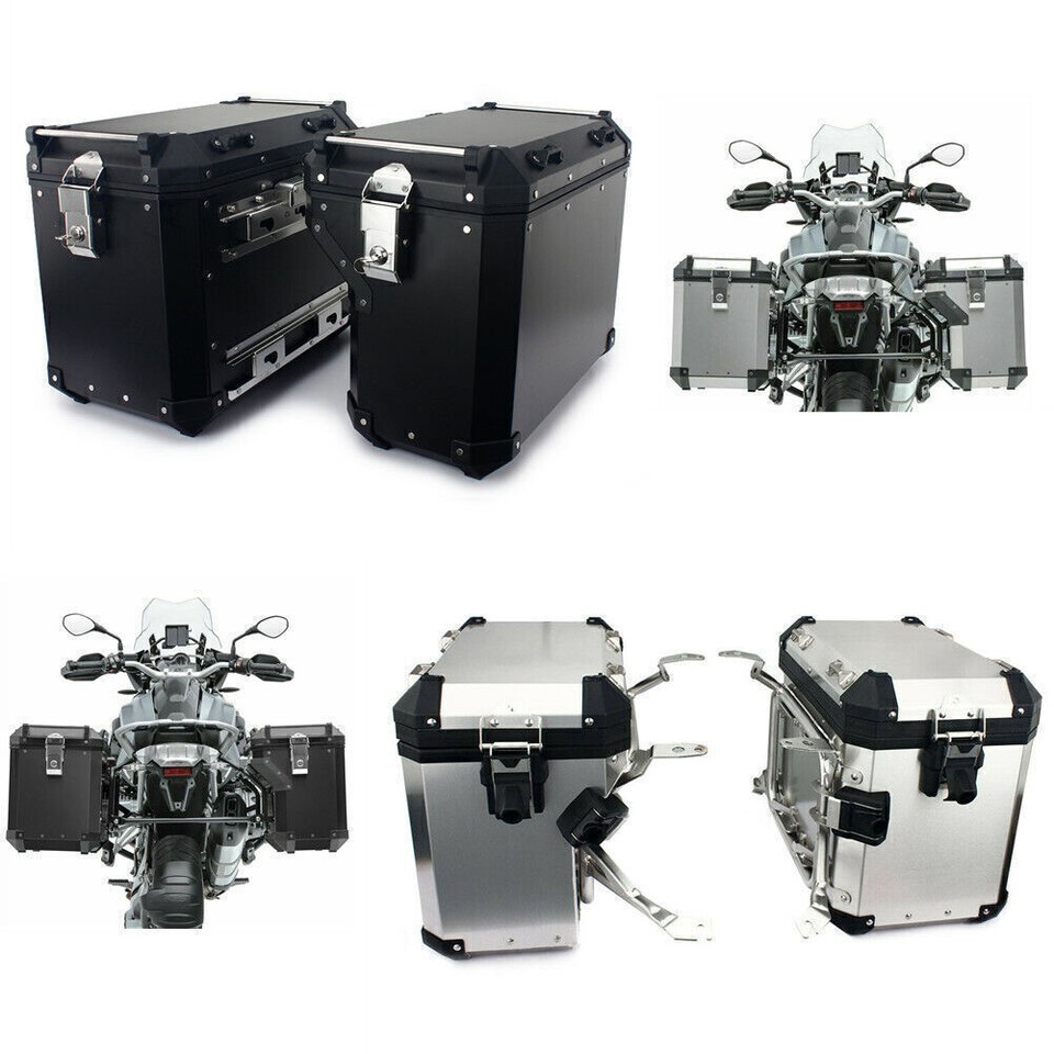 110L Saddle Boxes Panniers Luggage Cases for BMW ADV R1200GS 14-18 ...