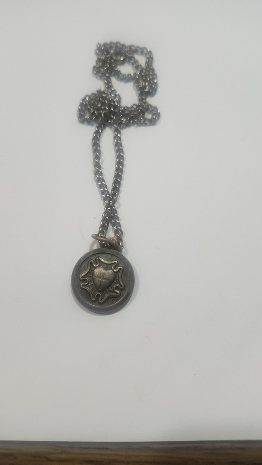 Antique I am Lutheran Silver Chain & Pendant Marked Itally | eBay