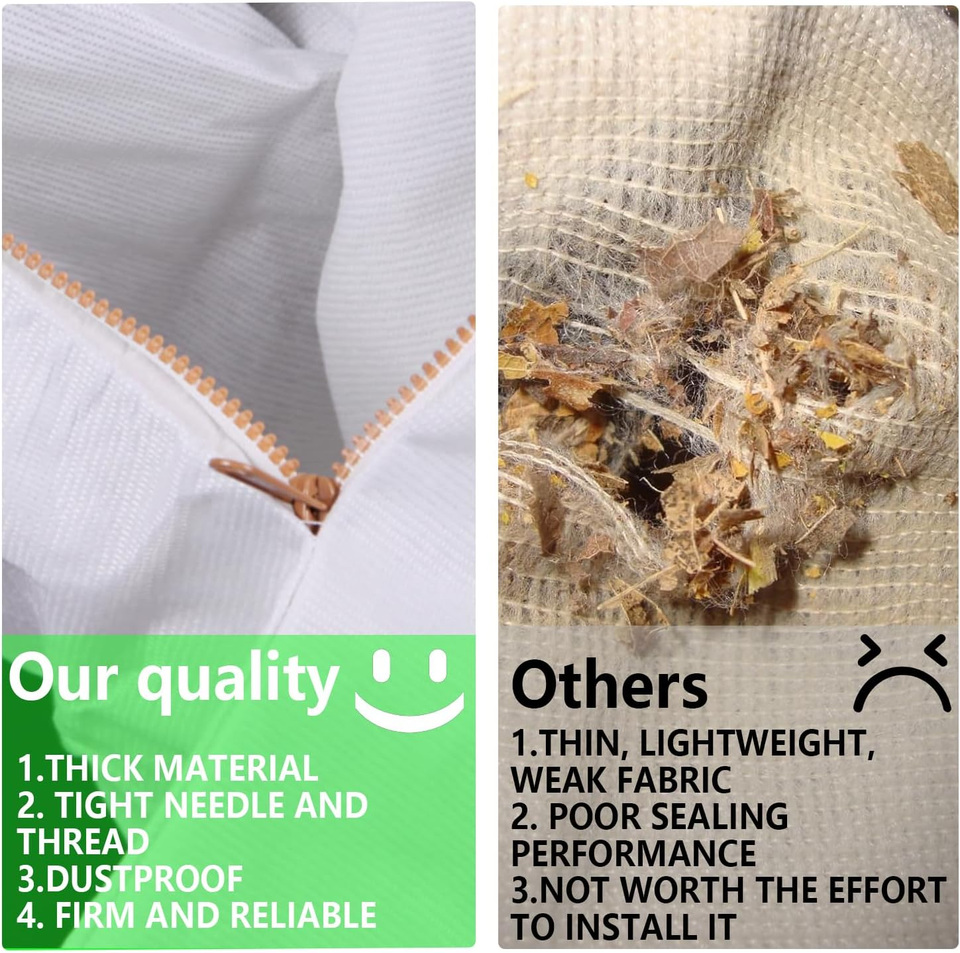 530095564 Blower Leaf Vacuum Bags Bottom Zippered Design Dupe for ...