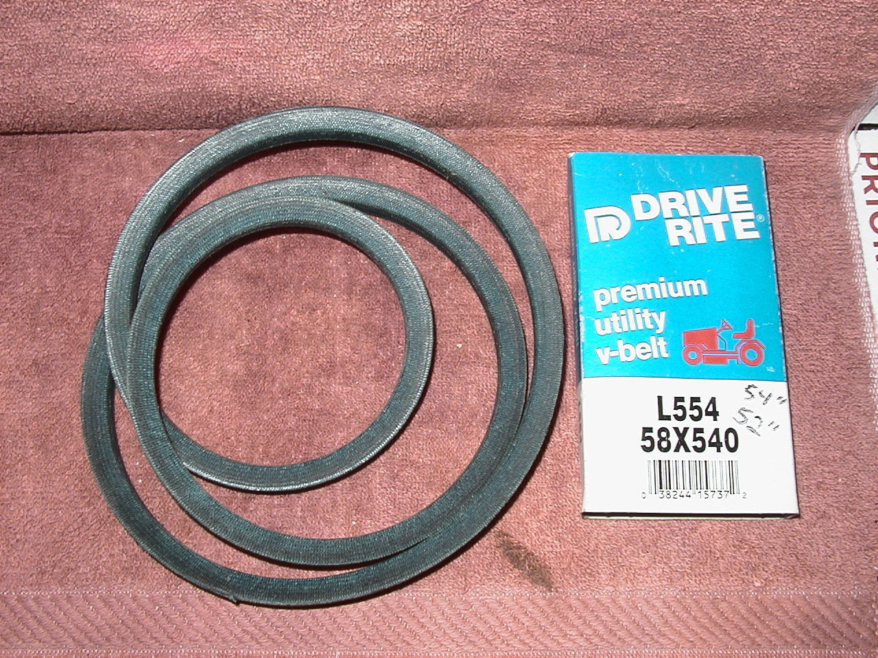 Drive Rite XDV 58-520 V-Belt Made in USA 5/8" x 52" 5L520 | eBay
