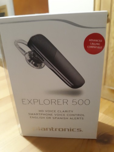 Plantronics Explorer 500 Bluetooth Wireless HD Headset Black - New ...