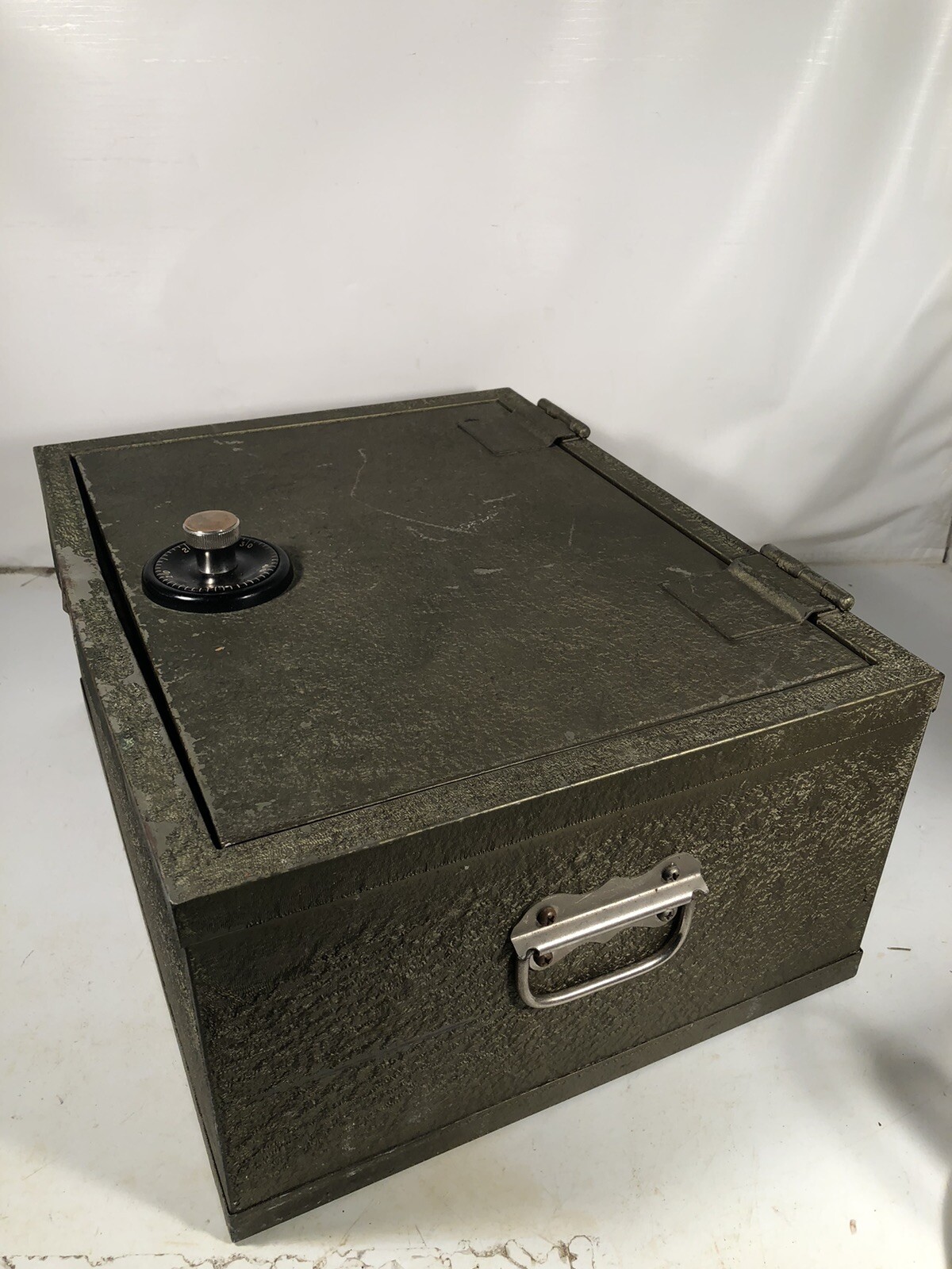 Vintage Fire Insulated Lockbox SMNA Very Heavy Combination Safe Display Made USA | eBay