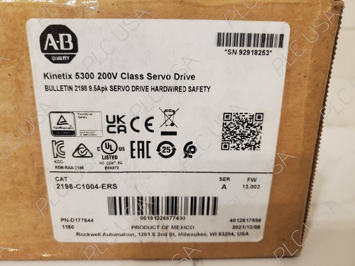 Sealed Allen Bradley 2198-C1004-ERS kinetix 5300 Servo Drive AB 2198 ...