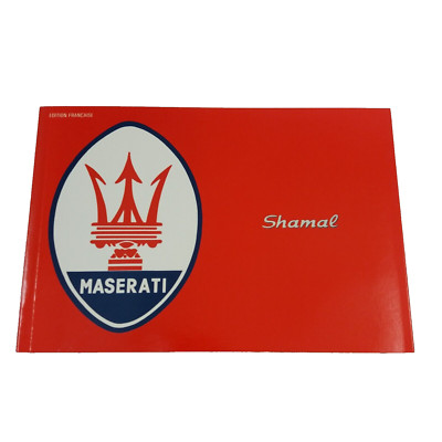 Illustrated Book In French Language Compatibility Maserati SHAMAL | eBay