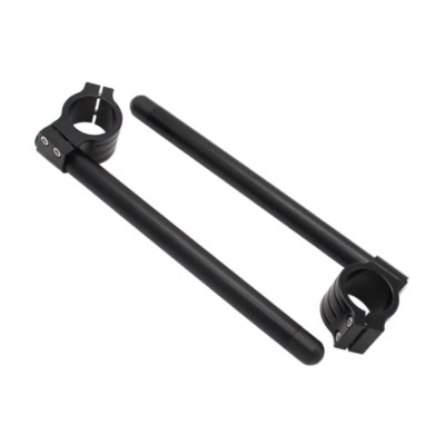 Universal Adjustable Motorcycle Cafe Racer Clip On Fork Handlebars ...