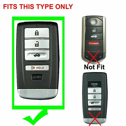 Aluminum Metal Car Key Fob Case Cover For Acura MDX RDX RLX ILX TLX ...