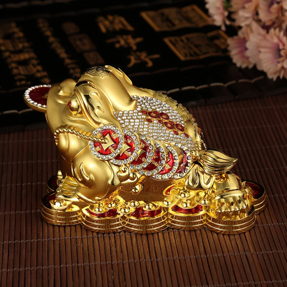 NNEOBA Golden Prosperity: Feng Shui Jin Chan Talisman for Luck and ...