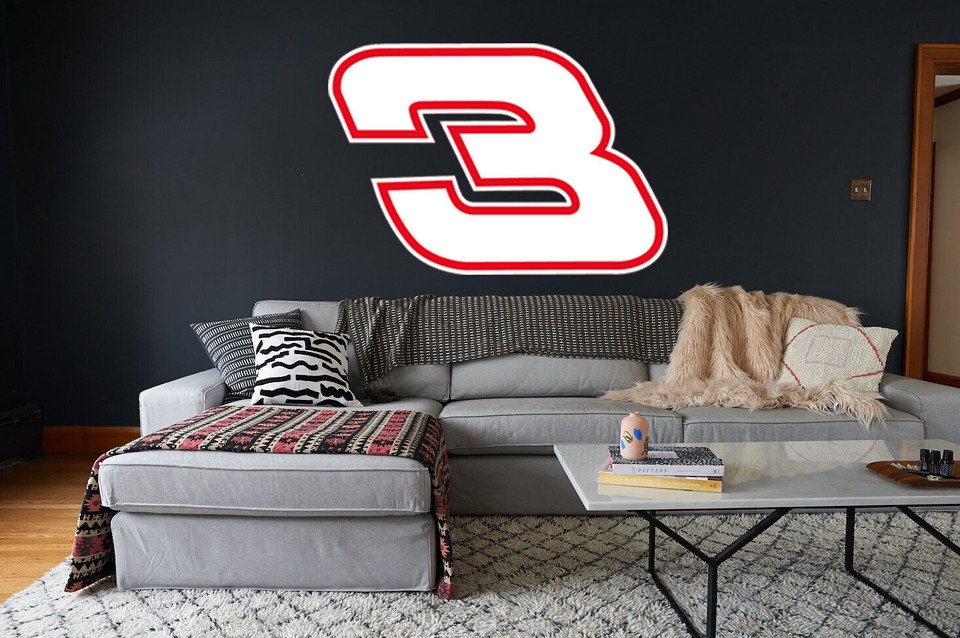 Dale Earnhardt #3 Nascar Logo Vinyl Decal / Sticker 10 Sizes!!! | eBay