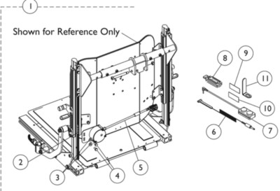 Invacare IR Mouse w/ Mounting Hardware T-Nut 1154091 MK6i Kit Wireless ...