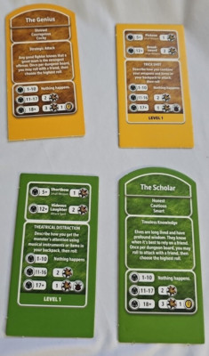 2020 Dungeons & Dragons Adventure Begins Board Game Yellow Green Hero ...