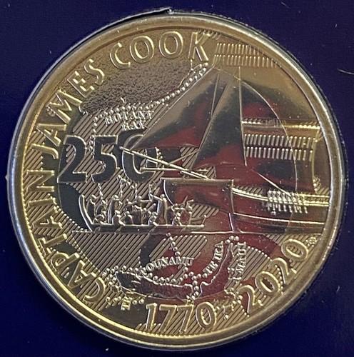 Captain James Cook 2020 £2 Two Pound Coin Brilliant Uncirculated (M4256 ...