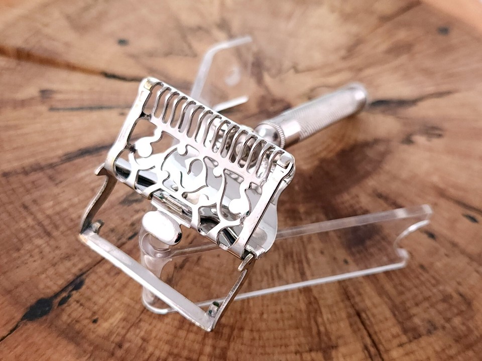 GEM Junior Bar Lather Catcher Vintage Single Edge Safety Razor | eBay