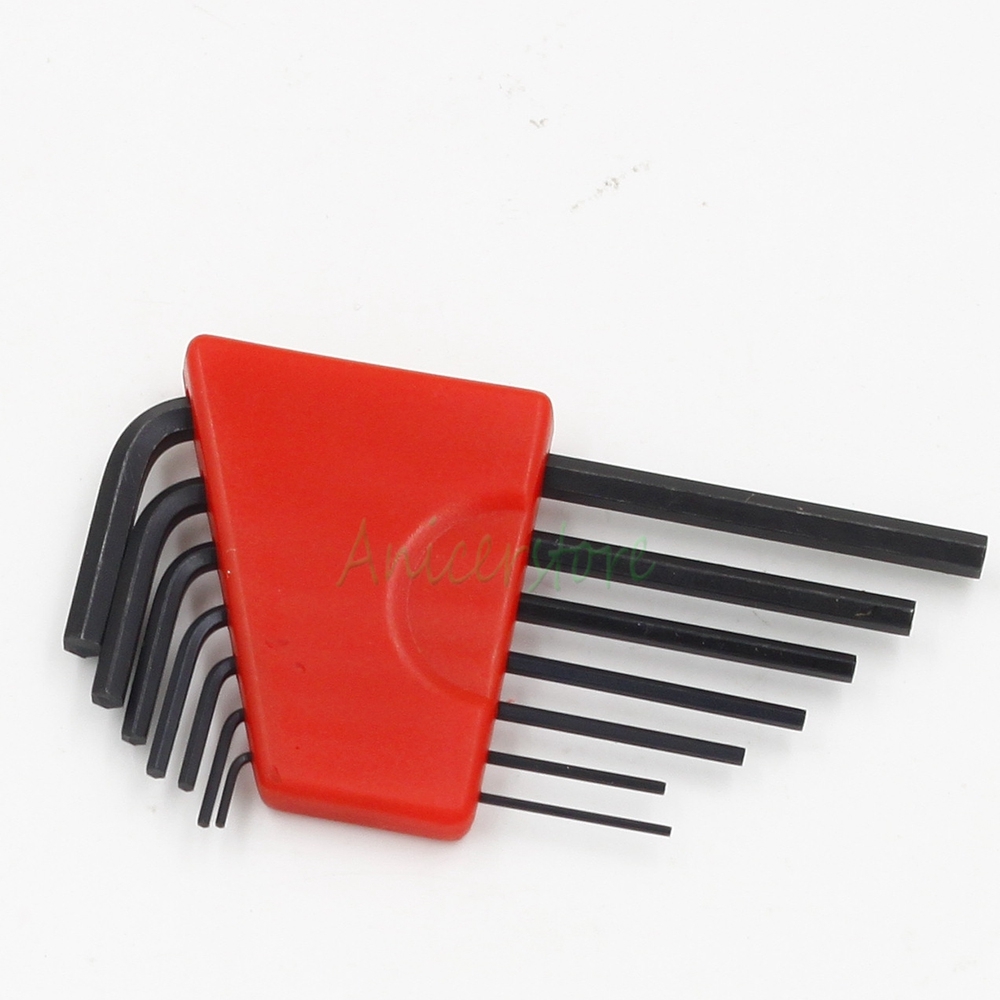 7pcs/set 0.71mm - 3mm Mini Hex Screwdriver Hexagon Allen Wrench Tool 7 ...
