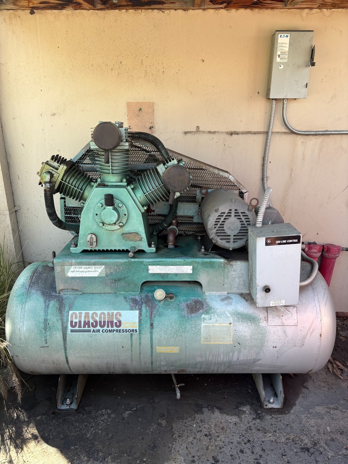 15hp Horizontal Two Stage Air Compressor | eBay