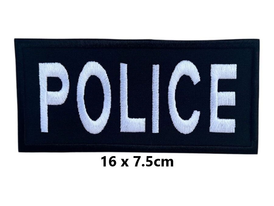 Metropolitan Police Logo Embroidered Patch Hook & Loop Iron - On UK ...
