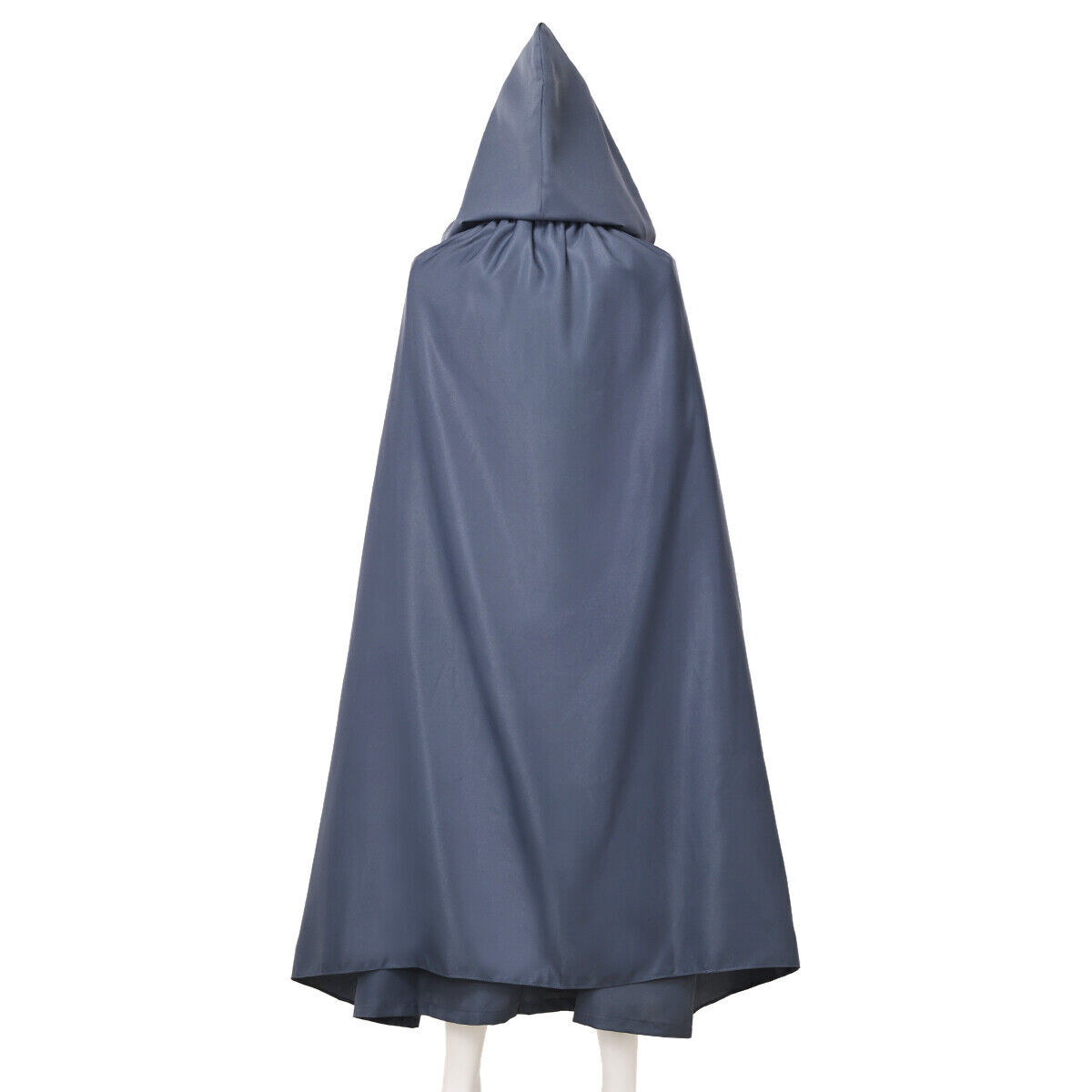 Medieval Men's Long Hooded Cloak Robe Halloween Wizard Sorcerer ...