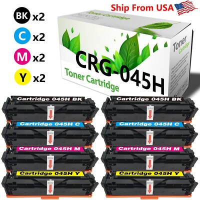 8PK 045H 45H Toner Cartridge imageCLASS MF634Cdw 633Cdw Printer ...