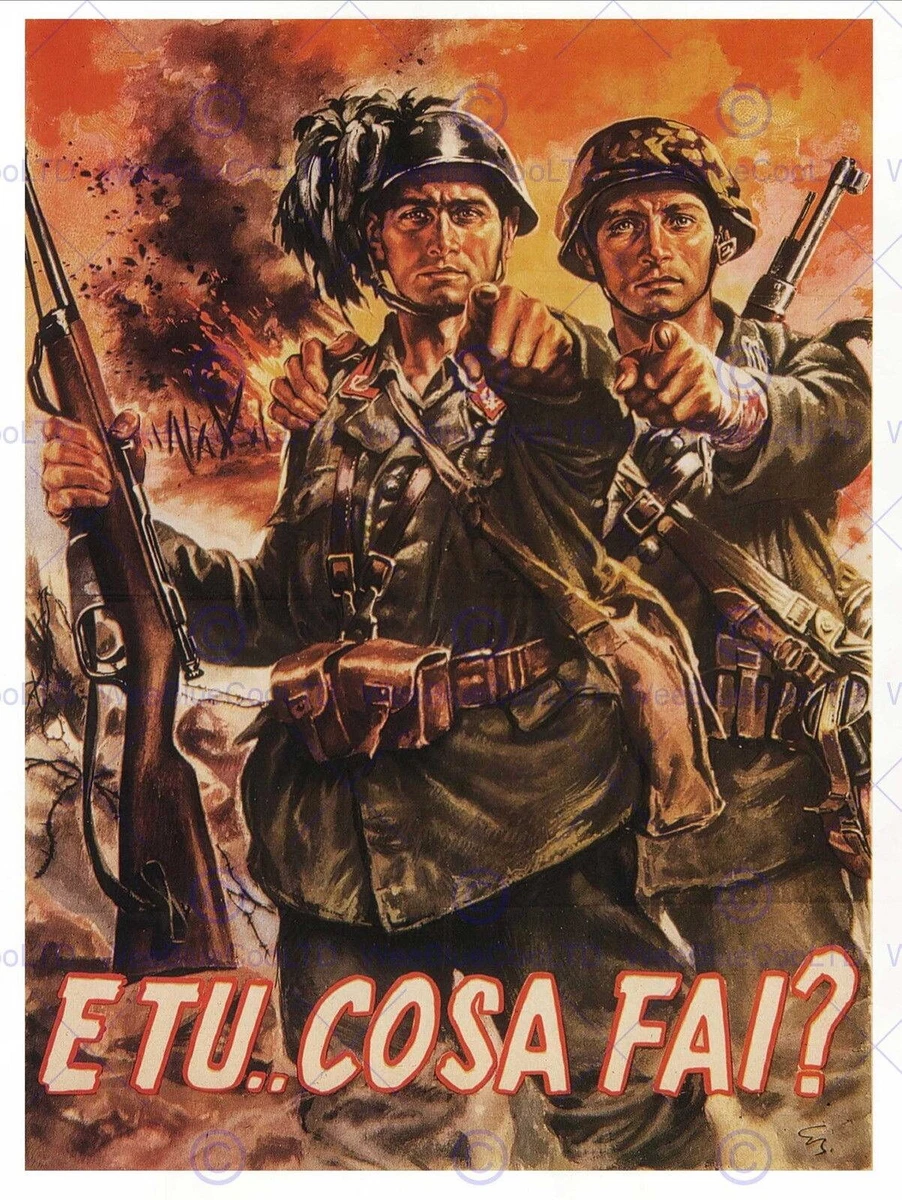 Ww2 Italian Propaganda Posters