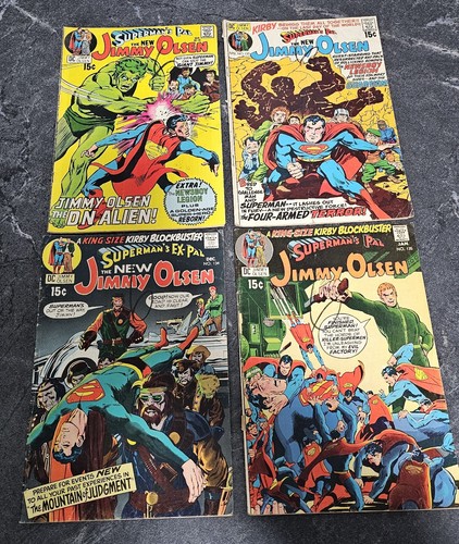 Superman’s Pal Jimmy Olsen lot #134, 135, 136, 137 1st Darkseid!! Key ...