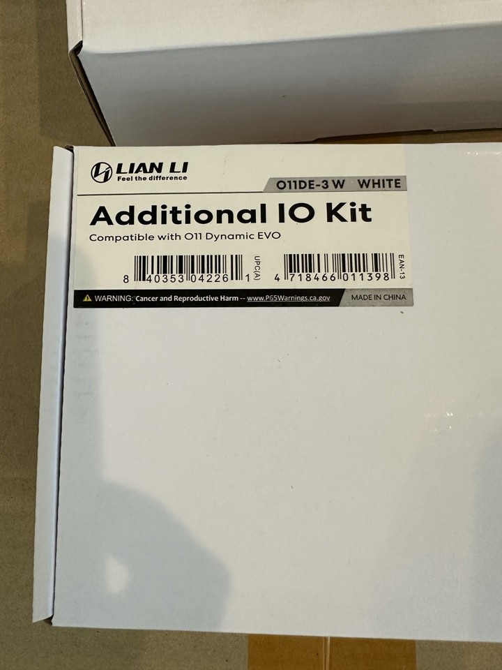 Lian Li O-11D EVO White Dynamic PC CASE with 3 Accessories! GPU Risers ...