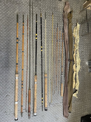 Bundle Of Vintage Fishing Rods | eBay UK