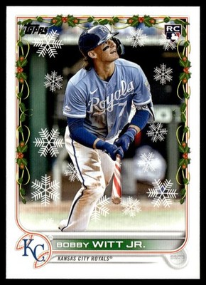 2022 Topps Holiday Candy Cane Bat Bobby Witt Jr. #HW150 | eBay