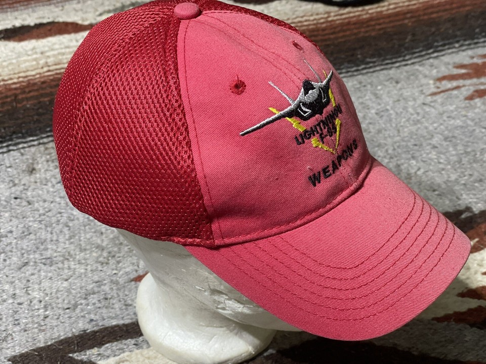 F-35 Fighter Jet Hat Lightning II Weapons Red | eBay UK