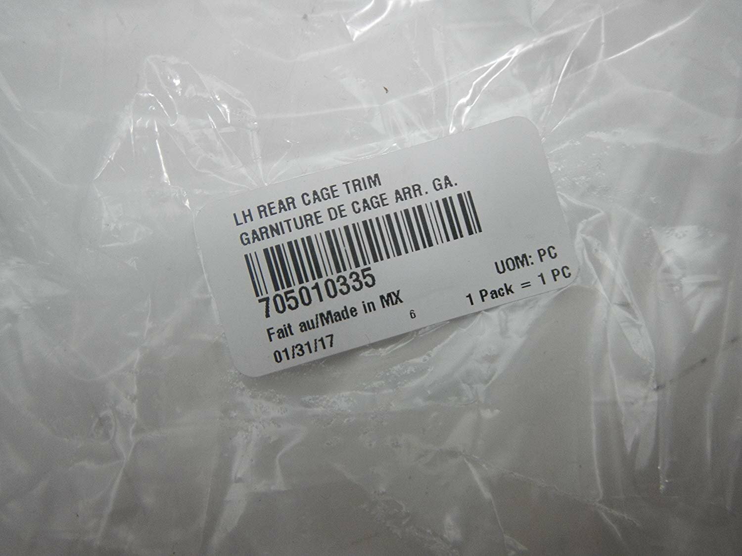 Can Am Maverick X3 LH Rear Cage Trim Plastic Cover OEM NEW #705010335 ...