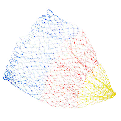 Fishing Net Replacement Nylon Landing Net Replacement Mesh Dia 17.7 ...