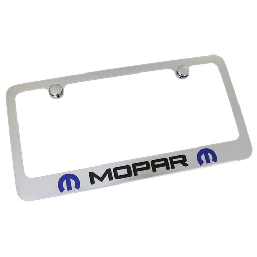 Dodge Mopar Dual Logo License Plate Frame (Chrome) | eBay