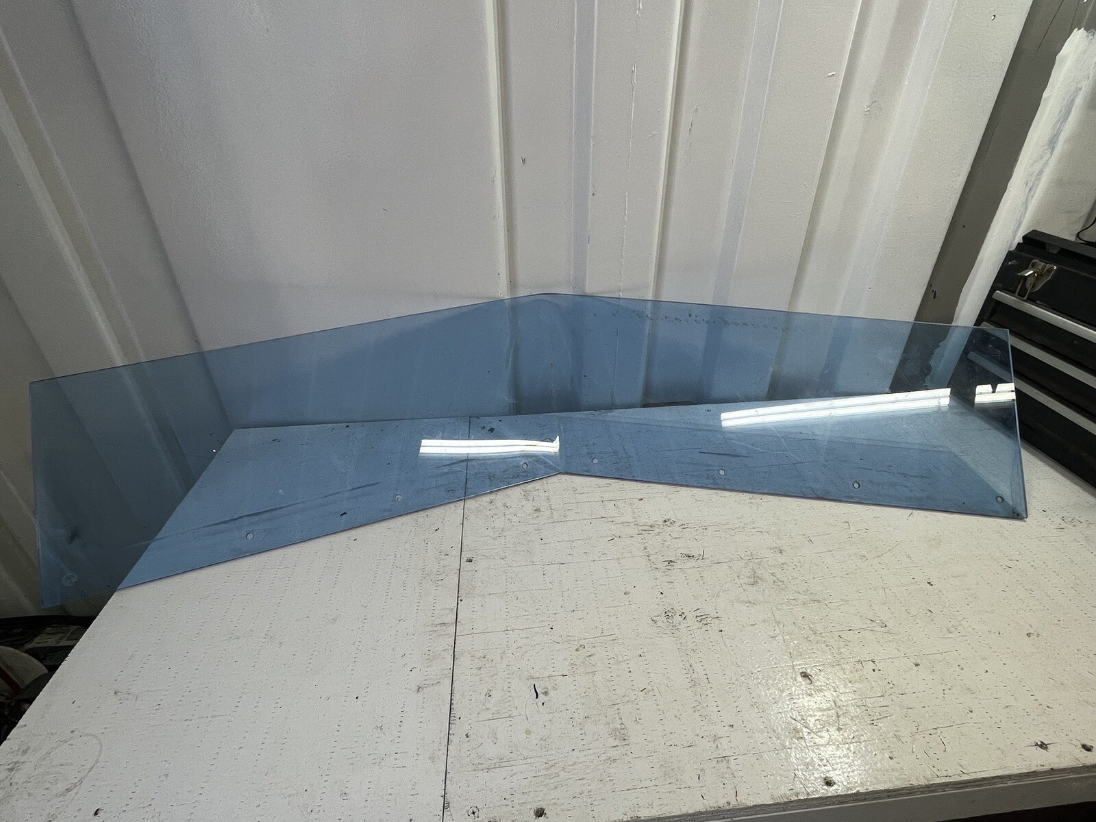 Boat’s Flybridge Plastic Windshield Light Blue, 5 Feet Long | eBay