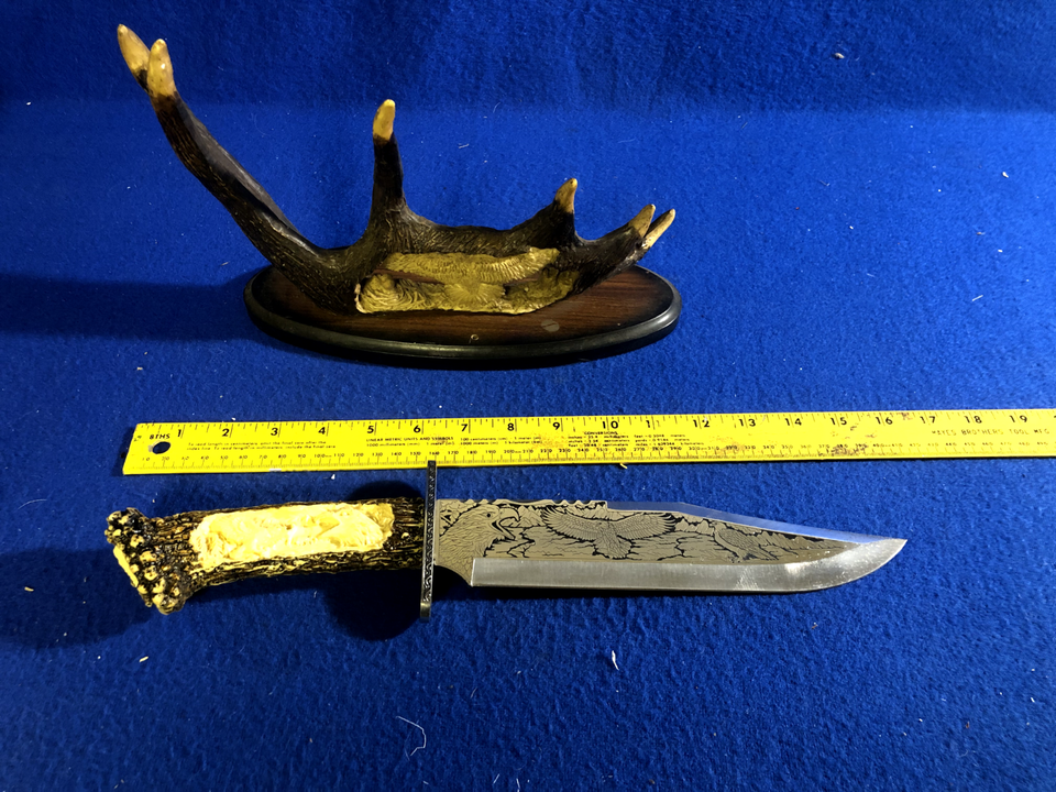 Decorative Eagle Knife with Stand (Missing Stand Pegs) --SF-J | eBay