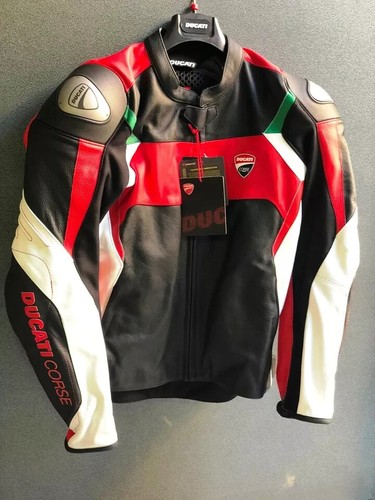 Ducati Racing Motorbike Leather Jacket Ducati C3 Motorcycle Biker ...