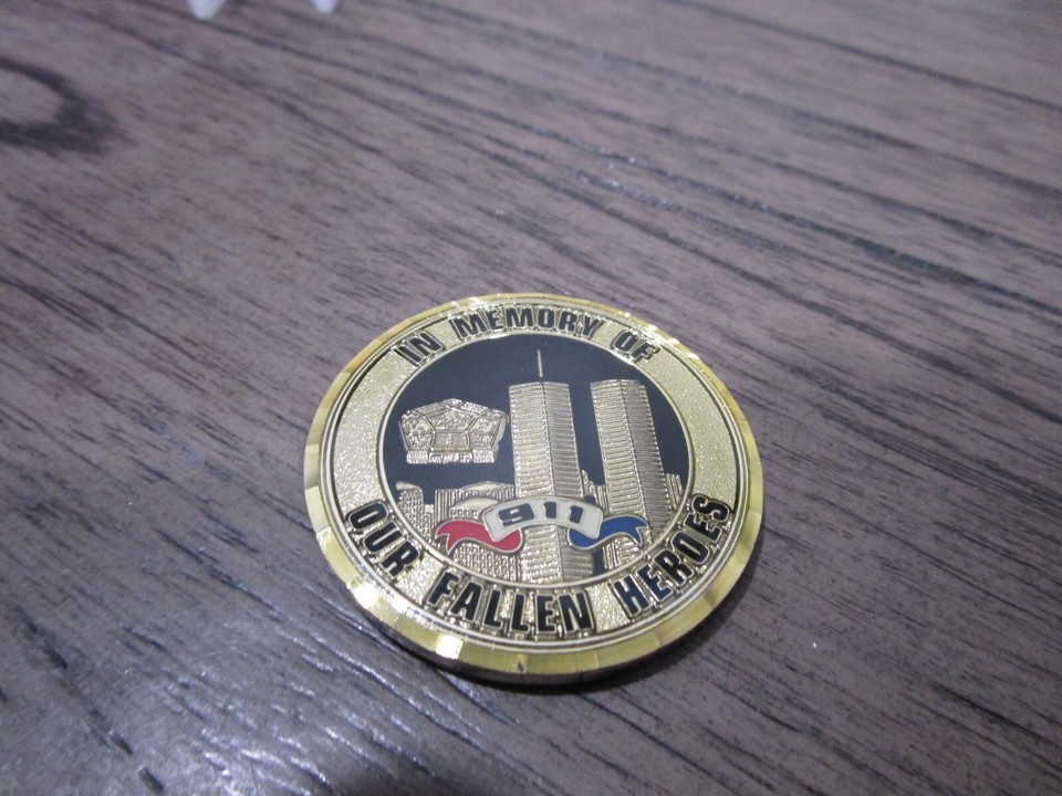September 11th In Memory Of Our Fallen Heroes 9/11 Challenge Coin #20P ...