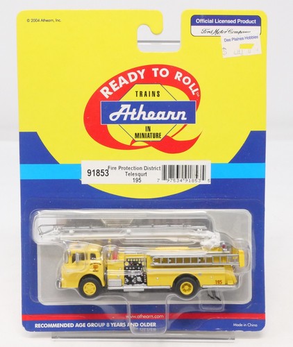 Athearn 91853, Fire Protection District, Telesgurt Ladder, 195, HO ...