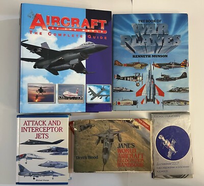 Aircraft Book Lot Of 5 War Planes Jets | eBay