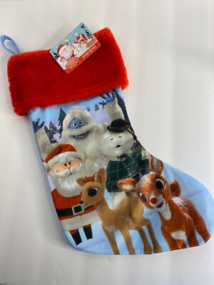 New Disney Rudolph The Red Nose Reindeer Rudolph and Friends Stocking ...