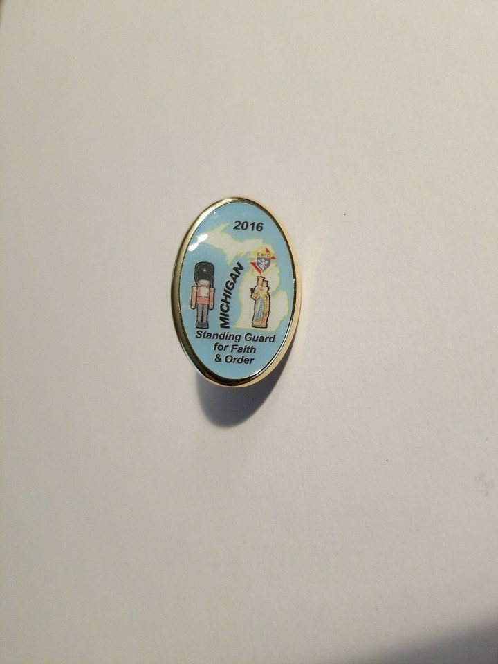 Knights of Columbus MICHIGAN State Pin 2016 KofC Collectable New | eBay