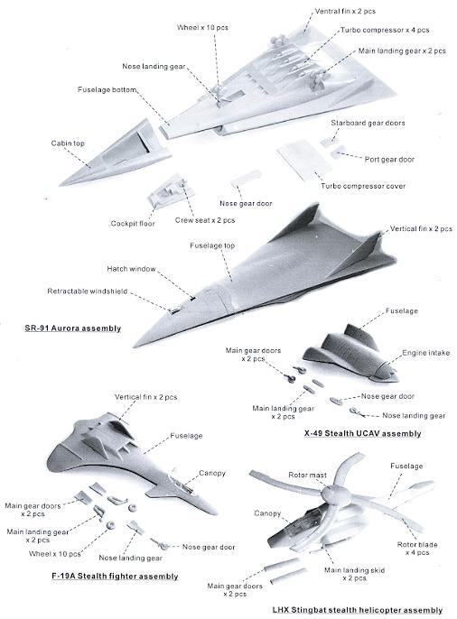 Anigrand Models 1/144 LOCKHEED SR-91 AURORA Stealth Spy Plane | eBay