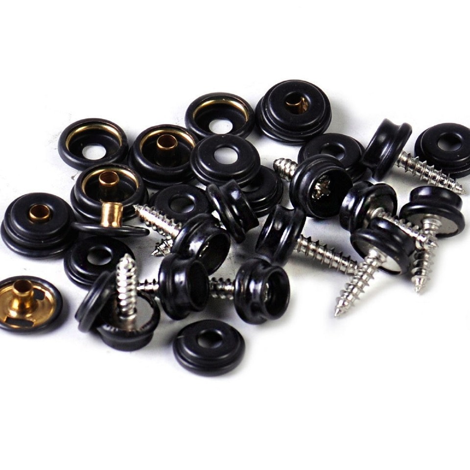 Upholstery Snap Fasteners 15mm Jacket Popper Press Studs Screw ...